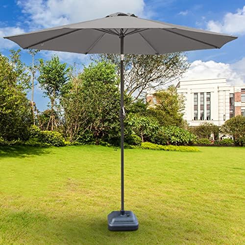 TANGZON Outdoor Hawaiian Umbrella, Thatched Straw Sun Shade with 8 Ribs ...