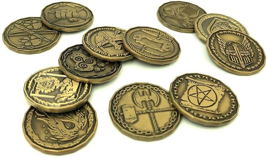 Amazon.com: Character Coin Metal Tokens for RPG and Tabletop Games ...