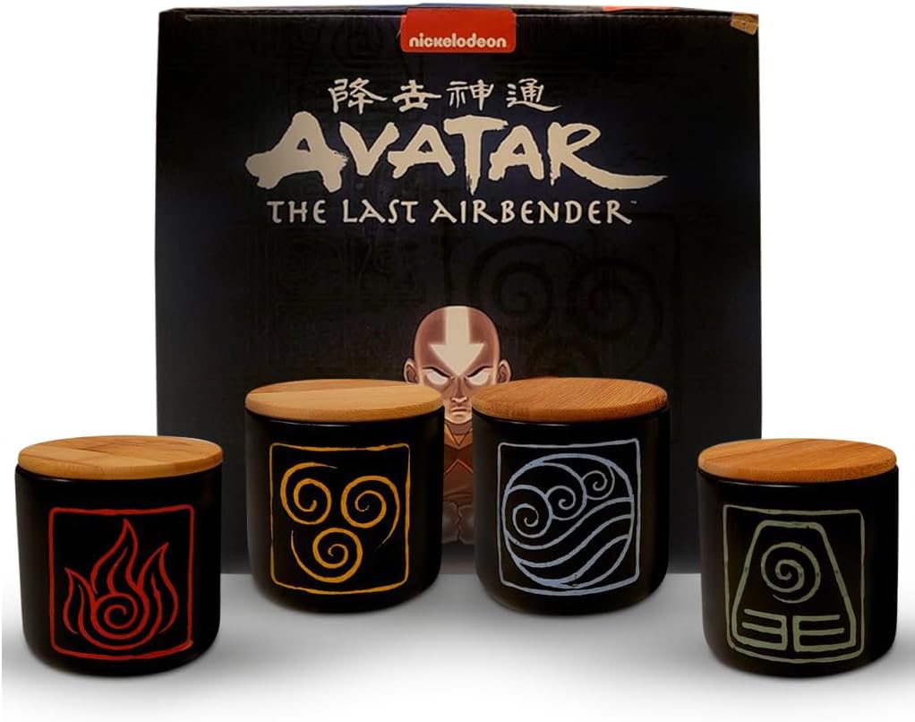 Amazon.com: Avatar The Last Airbender Mug Set of 4 - Four Nations with ...