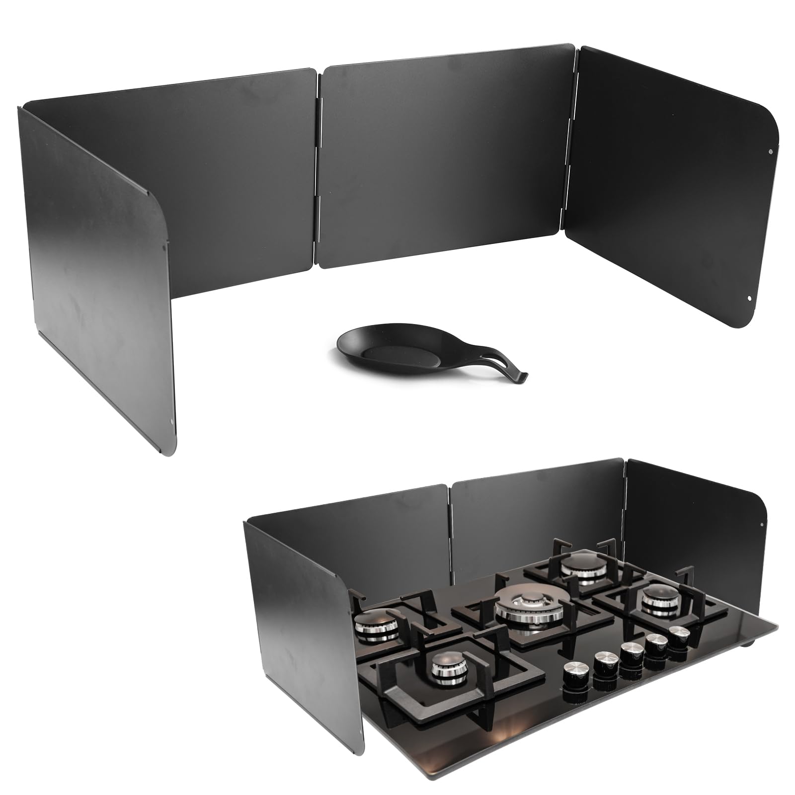 4 Sided Grease Splatter Guard, Stainless Steel Oil Splatter Screens ...