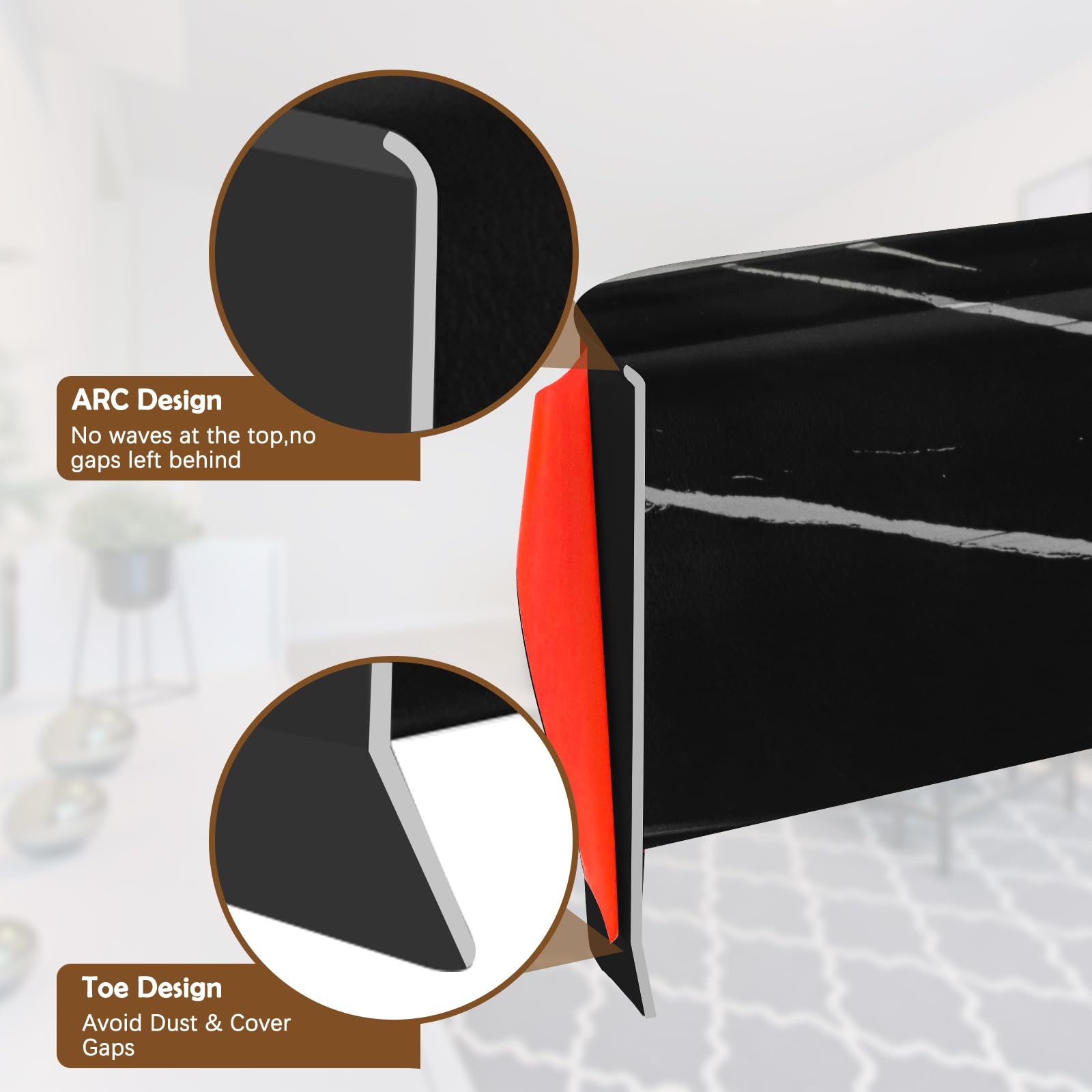Snapklik.com : Vinyl Wall Base Baseboard Molding Trim 4inch Flexible ...