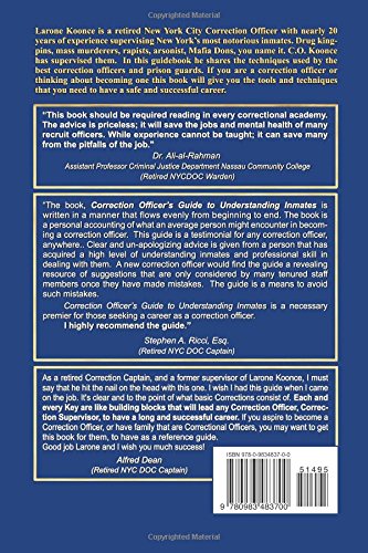 Correction Officer's Guide to Understanding Inmates: The 44 - BookMall