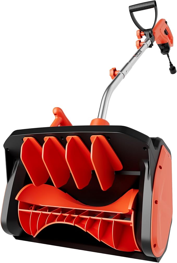 Amazon.com: VOLTASK 17-Inch Corded Snow Blower, 12 Amp Electric Snow ...