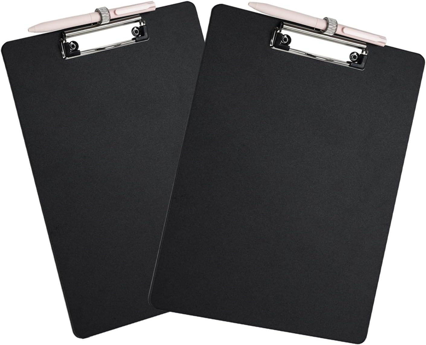 DoocliB Clipboard A4, Pack of 2 Writing Board with Pen Holder in DIN A4, Clipboard for Hanging ...