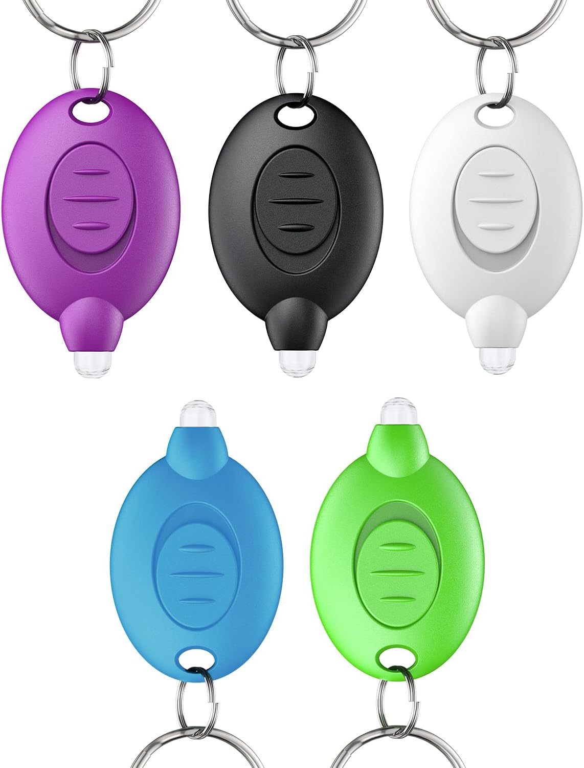 Uniclife 5 Pack LED Keychain Flashlight Mini LED Keychain Light 12 ...