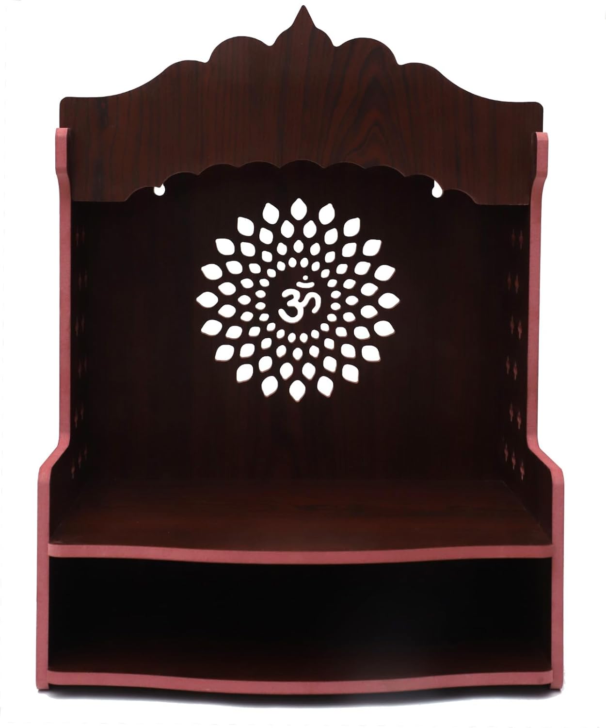 Amazon.com: Kalakriti MDF Wooden Temple/Pooja Mandir for Home and ...