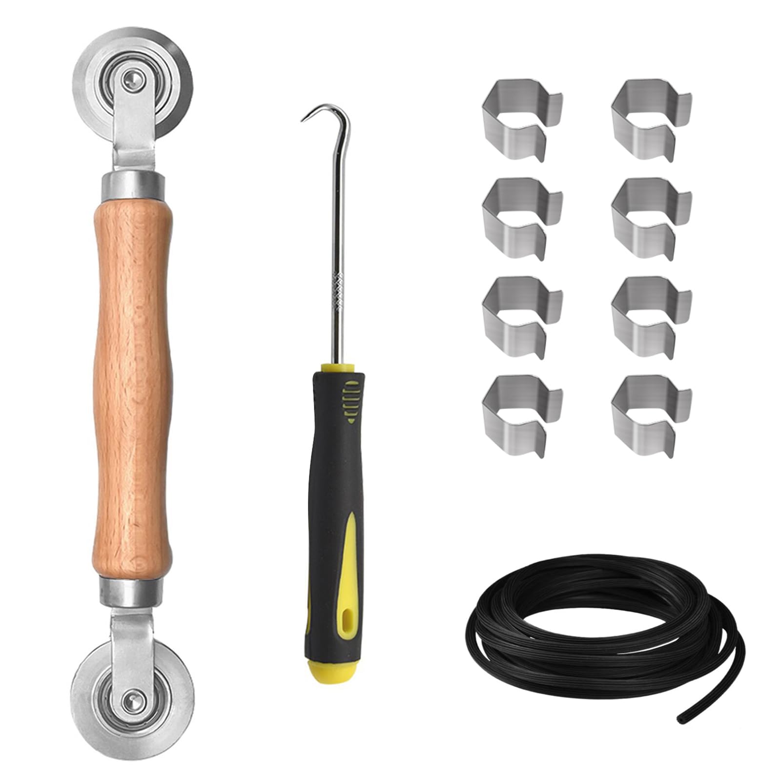 BAYTORY Window Screen Repair Kit, Steel Roller Tool with Bearing ...