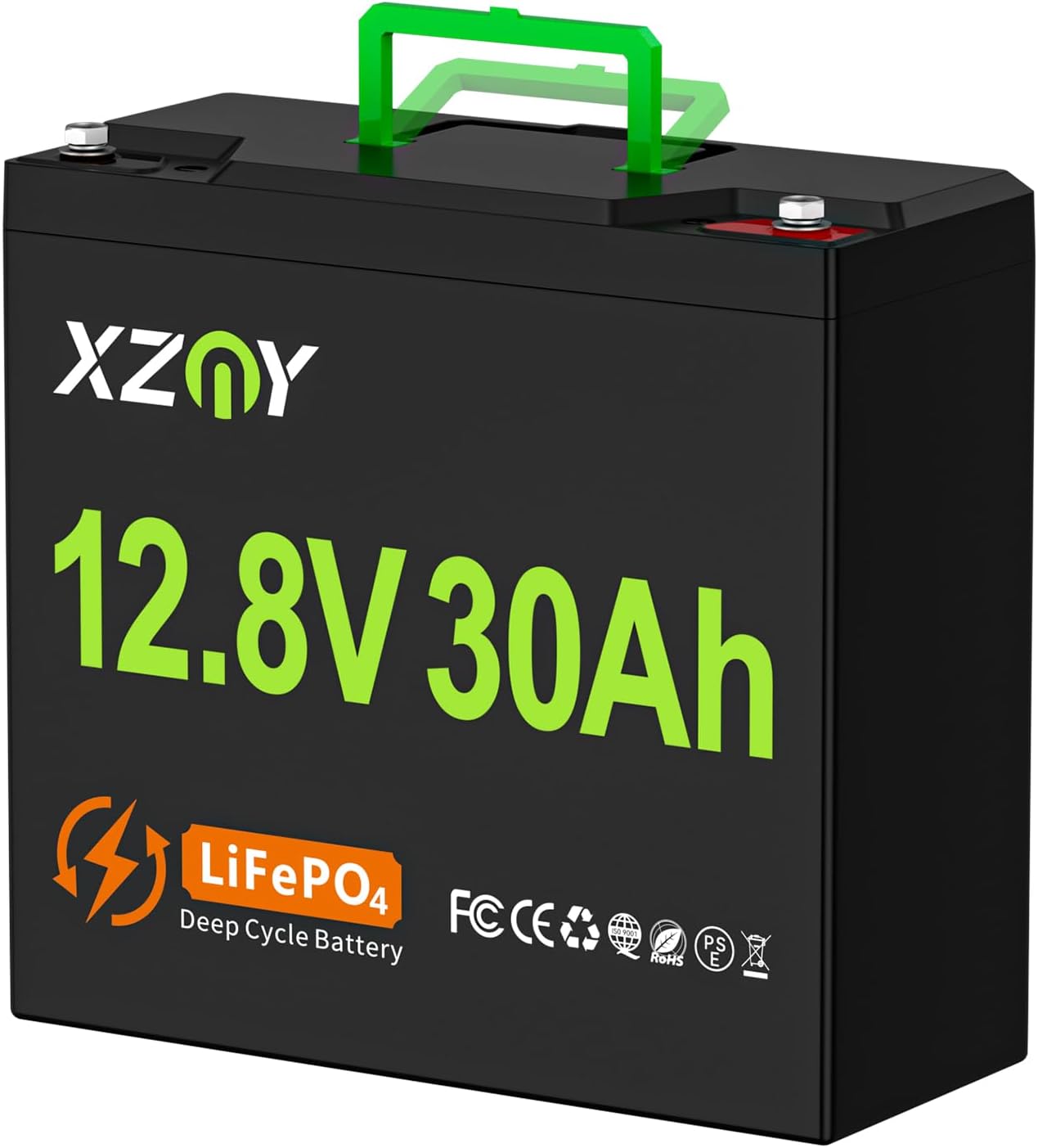 Amazon.com: MarCum Lithium 12V 30AH LiFePO4 Max Battery | Ice Fishing ...