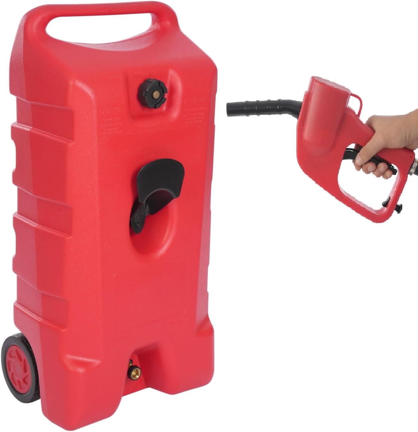 Amazon.com: Gas Tank Pump, 25 Gallon Gas Caddy Portable Gas Fuel Tank ...