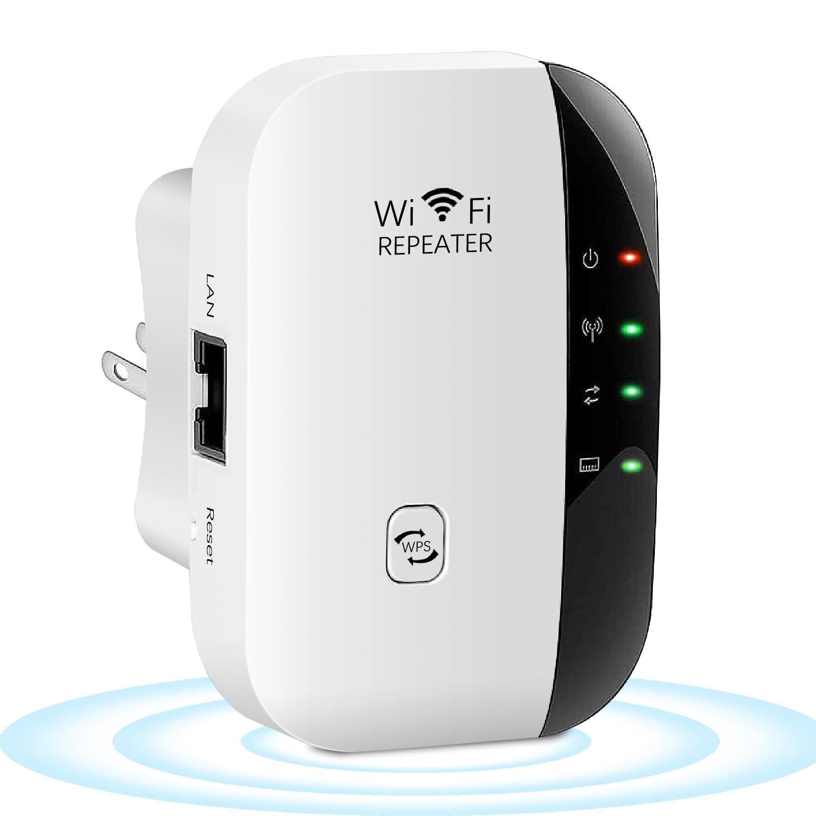 Amazon.com: WiFi Extender Wireless Signal Range Booster, 300Mbps 2.4GHz ...