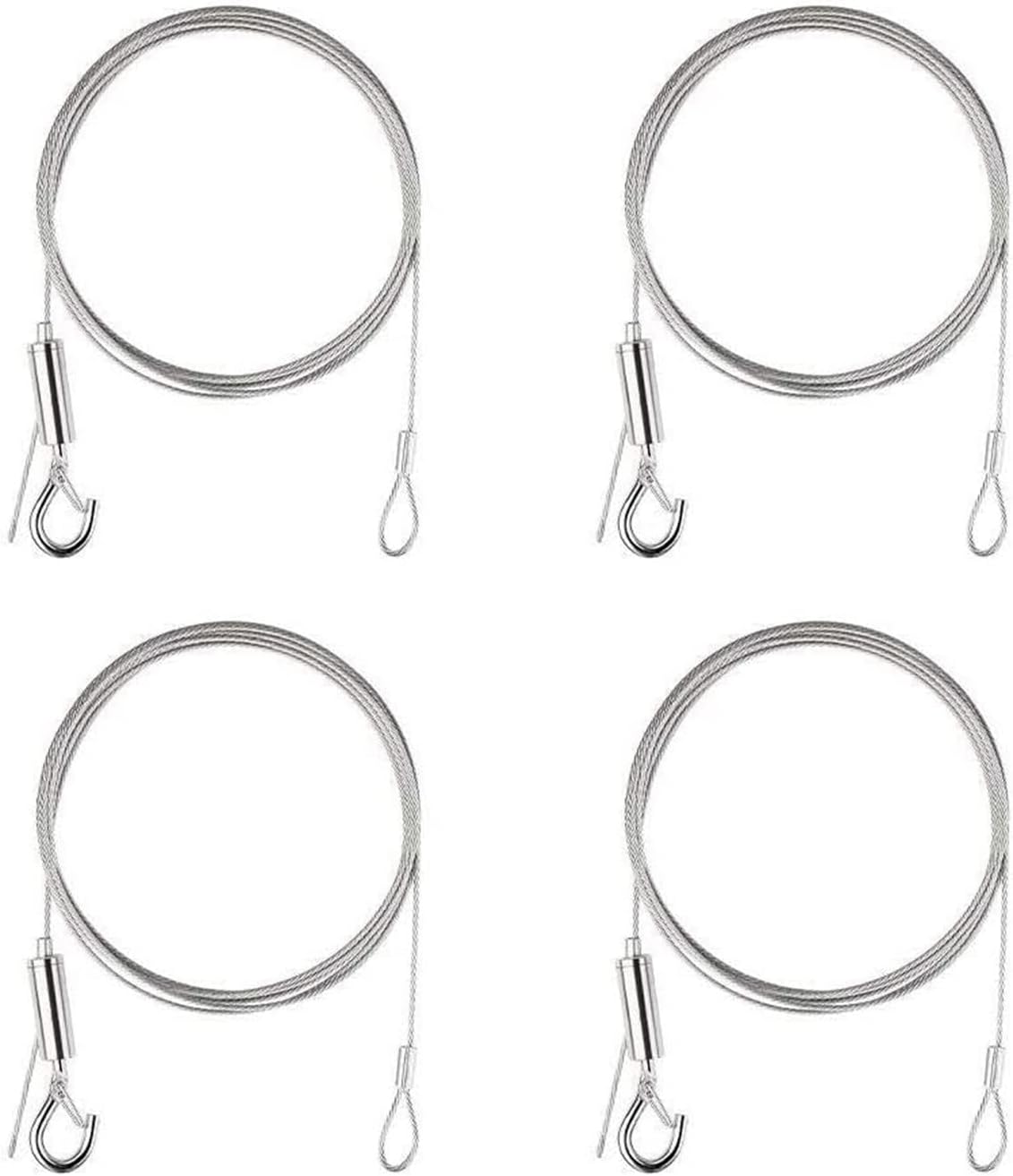 Hwtcjx 4 PCS Picture Hanging Wire Rope, Picture Hanging Chain, Mirror ...