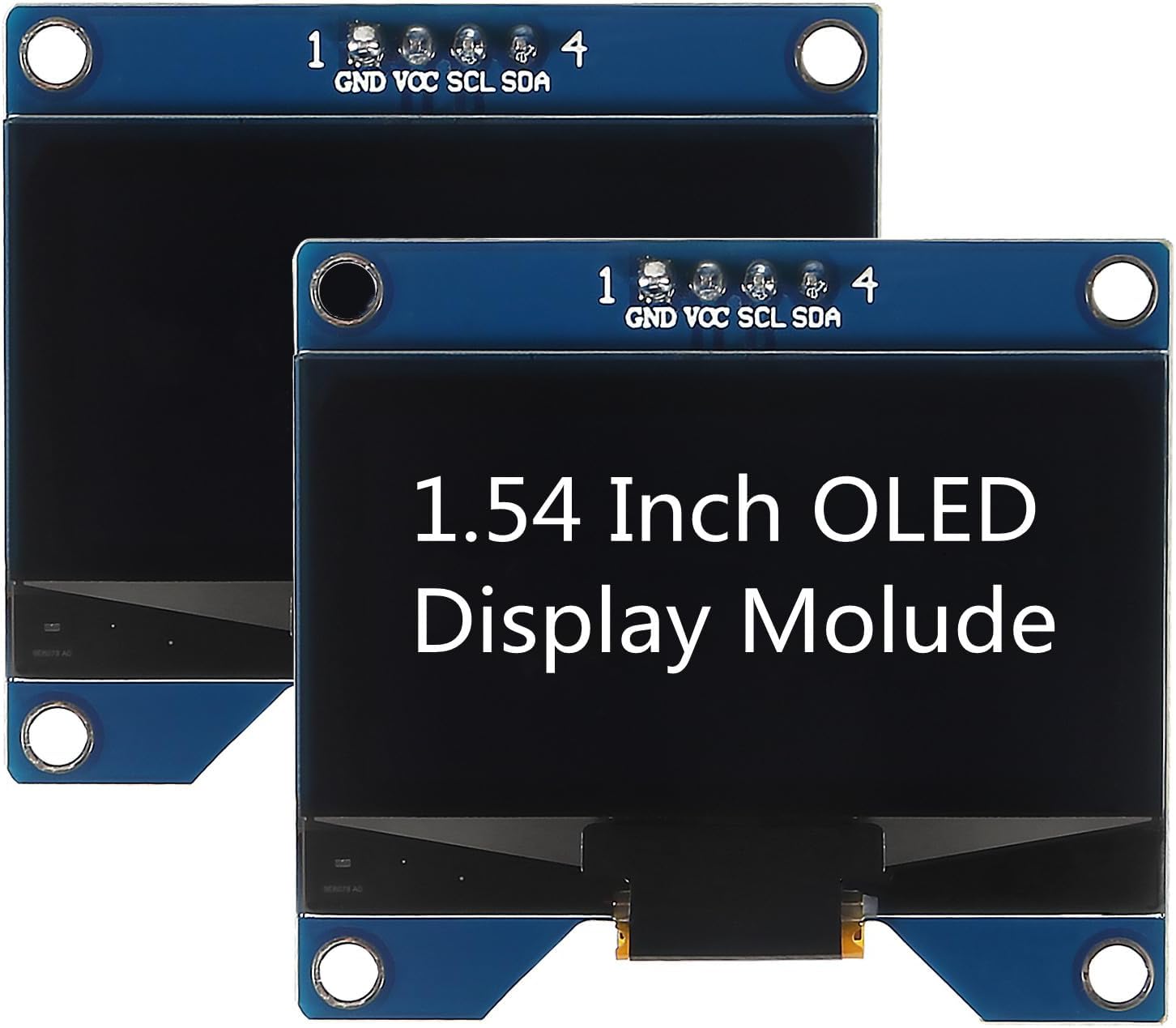 Amazon.com: MELIFE 2pcs 1.54 Inch OLED I2C IIC Display Module, 128x64 ...