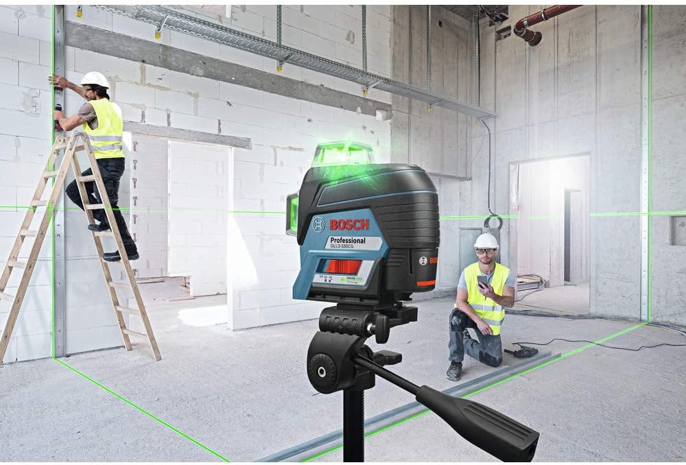 Bosch GLL3-330CG-RT 360-Degrees Connected Green-Beam Three-Plane ...