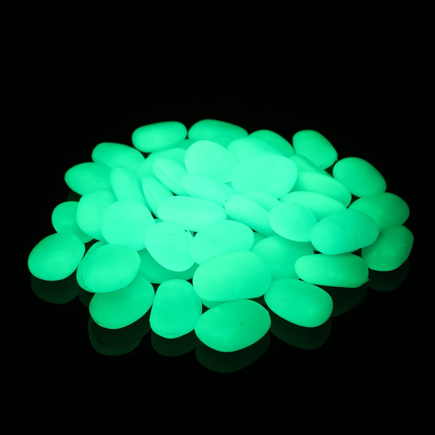 Amazon.com: Shiny Stone Glow in The Dark Pebbles,Decorative Glow Stones ...