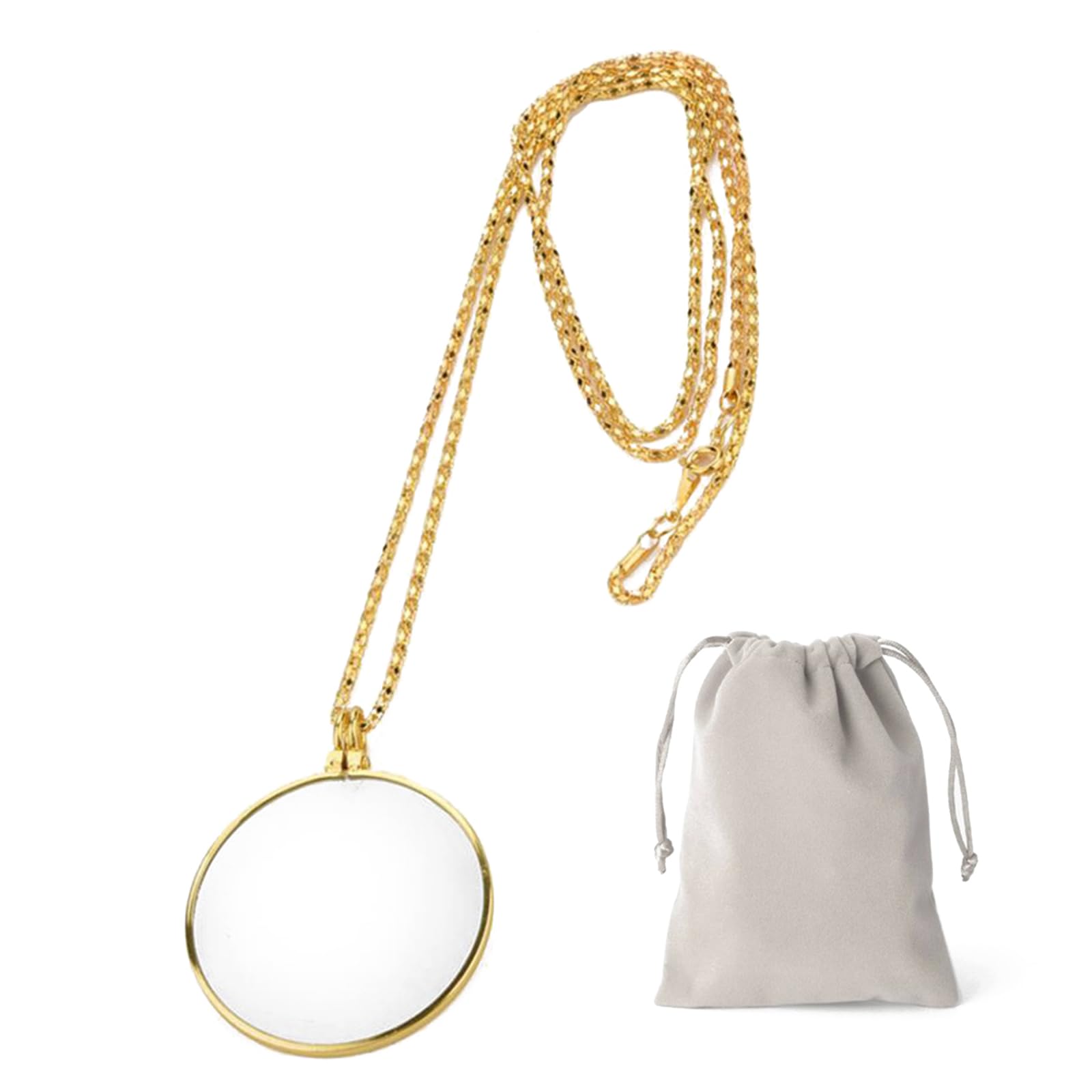 5X Magnifying Monocle, Monocle Eyeglass With a Grey bag, Magnifying ...