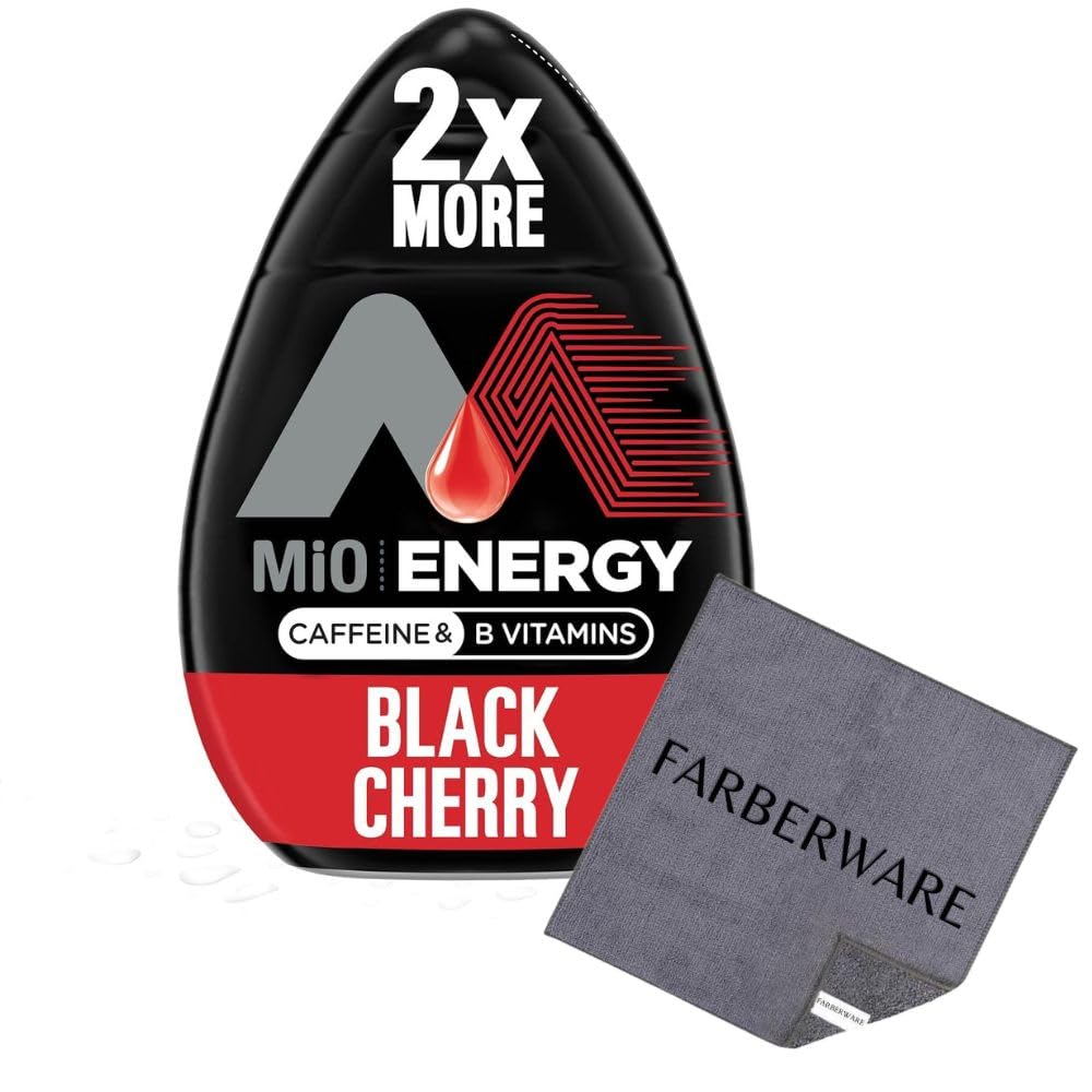 Amazon.com: CAMEO MiO Energy Black Cherry Naturally Flavored Liquid ...