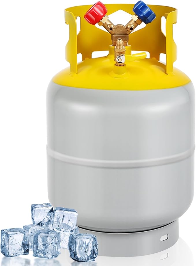 Amazon.com: 30 LB Refrigerant Recovery Tank for R12, R22, R134A, R410A ...