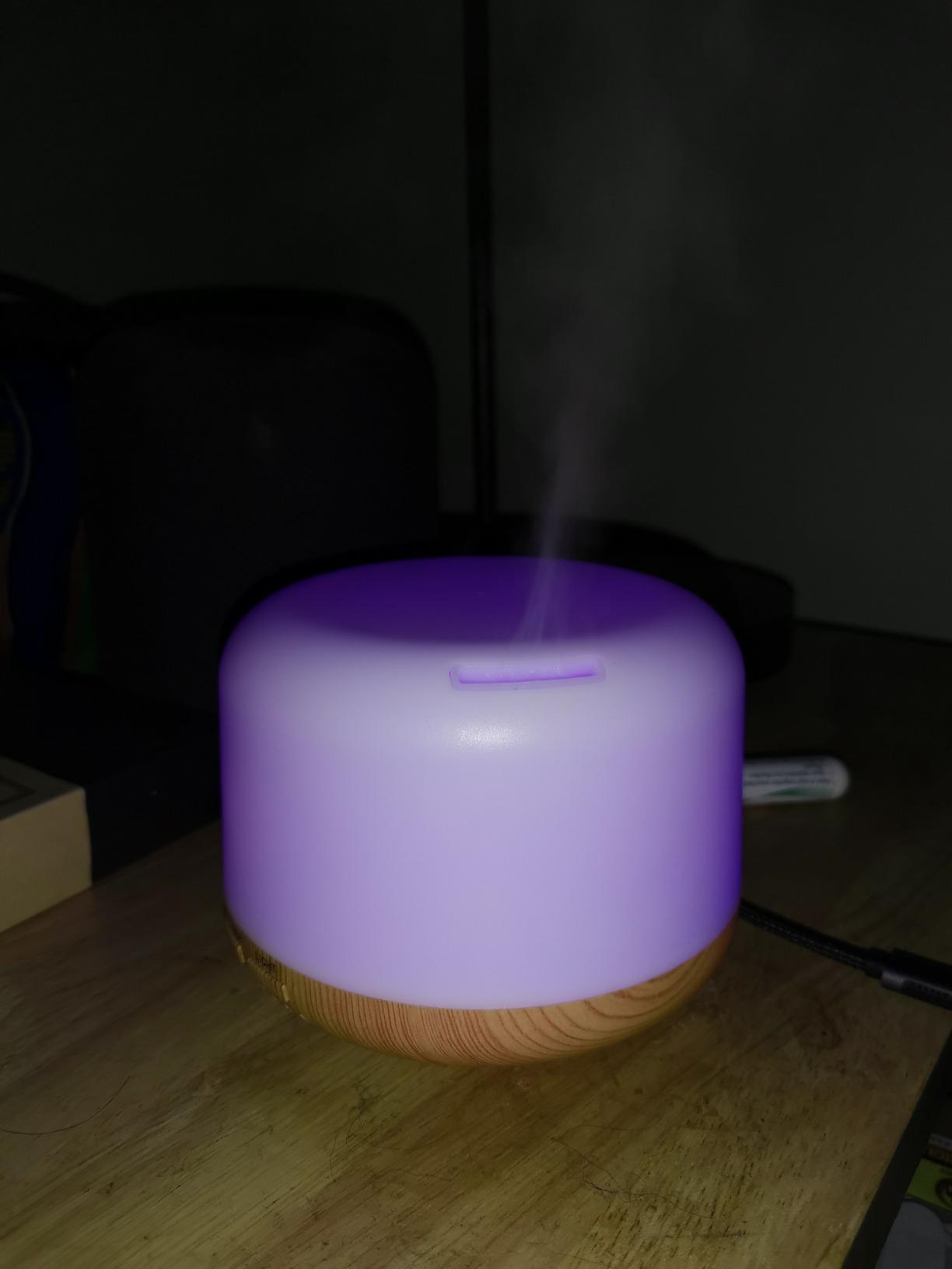 Himetsuya Essential Oil Diffuser, 300ml Wood Grain Aromatherapy ...