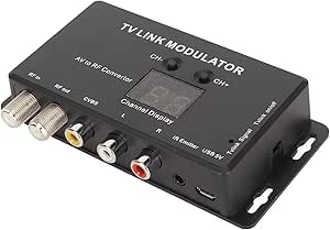 Modulador de TV Link, modulador Plug and Play AV para RF RF para set ...