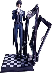 Amazon.com: Muenmee Sebastian Figure,Sebastian·Michaelis Anime Statues ...