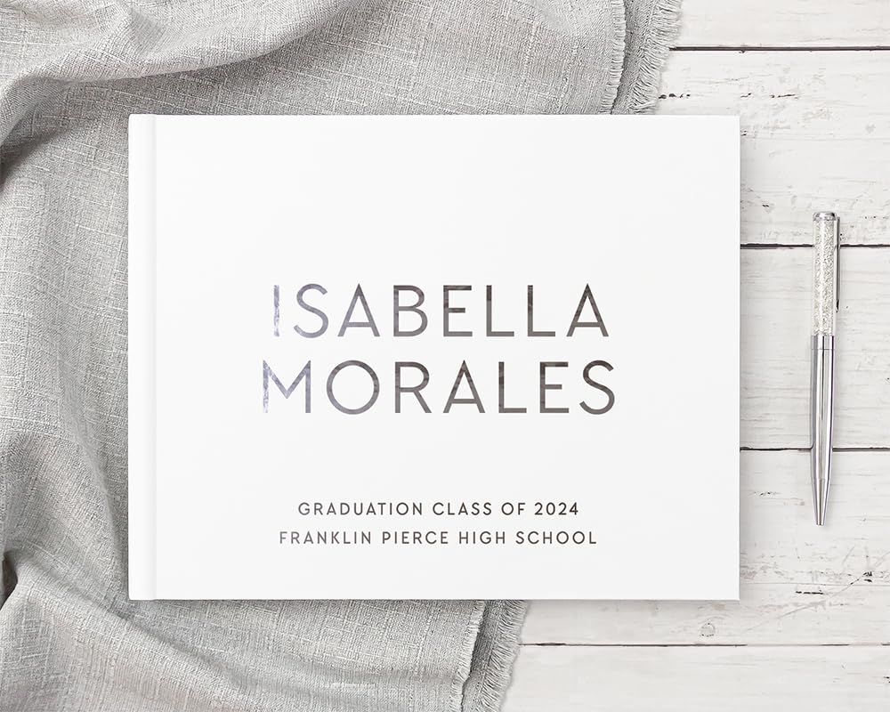 Amazon.com: Graduation Guest Book, High School Graduation Gift for ...