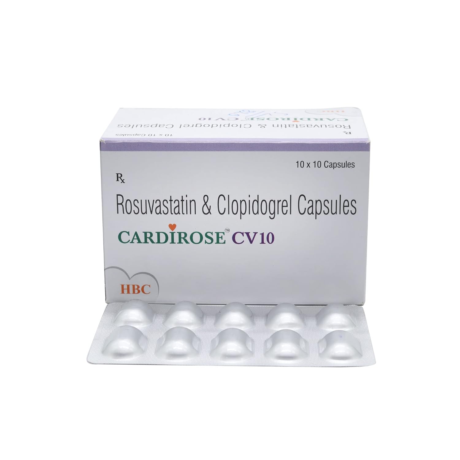 Cardirose Cv 10Mg - Strip of 10 tablets : Amazon.in: Health & Personal Care