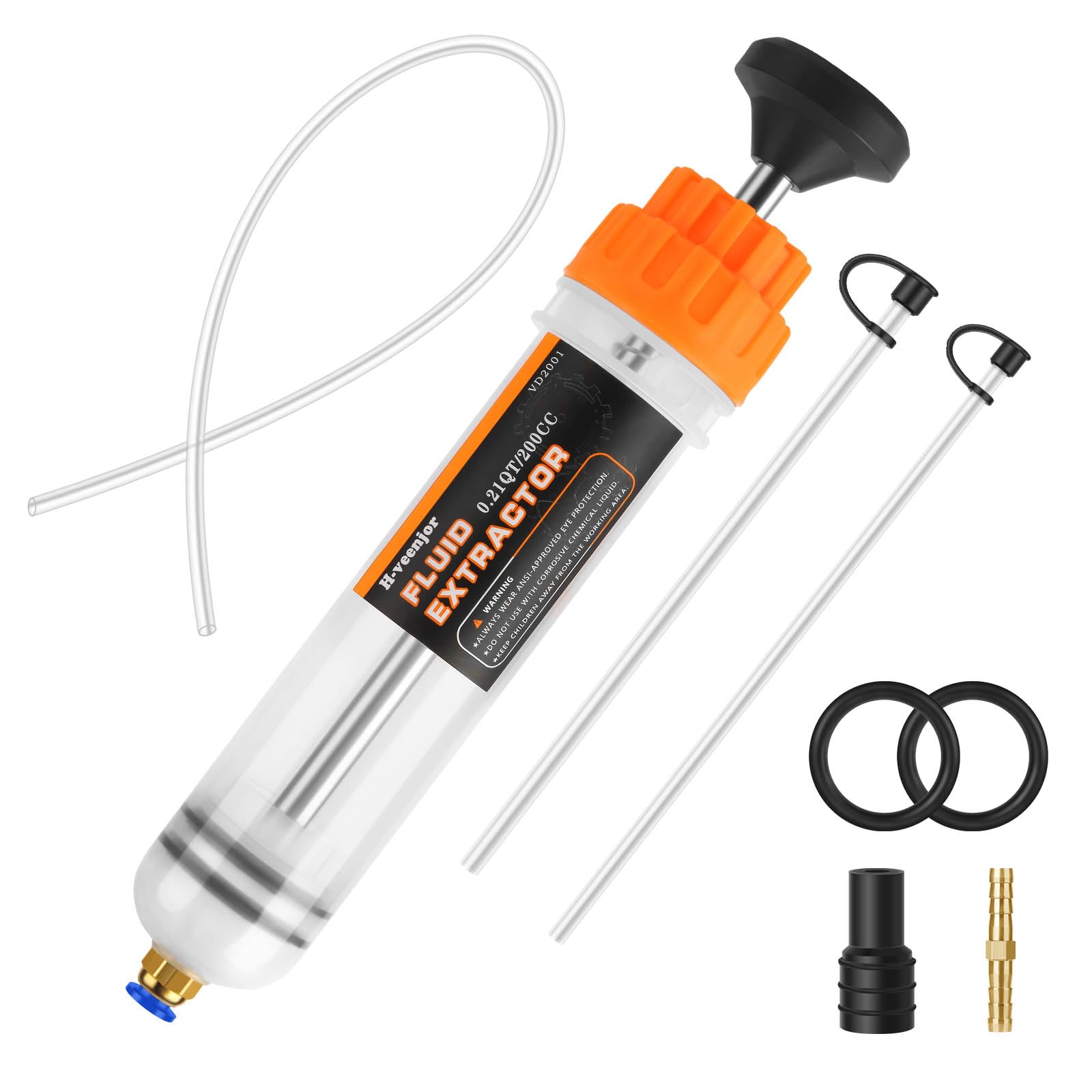 Snapklik.com : H-veenjor 200CC Automotive Fluid Extractor Pump, Oil ...