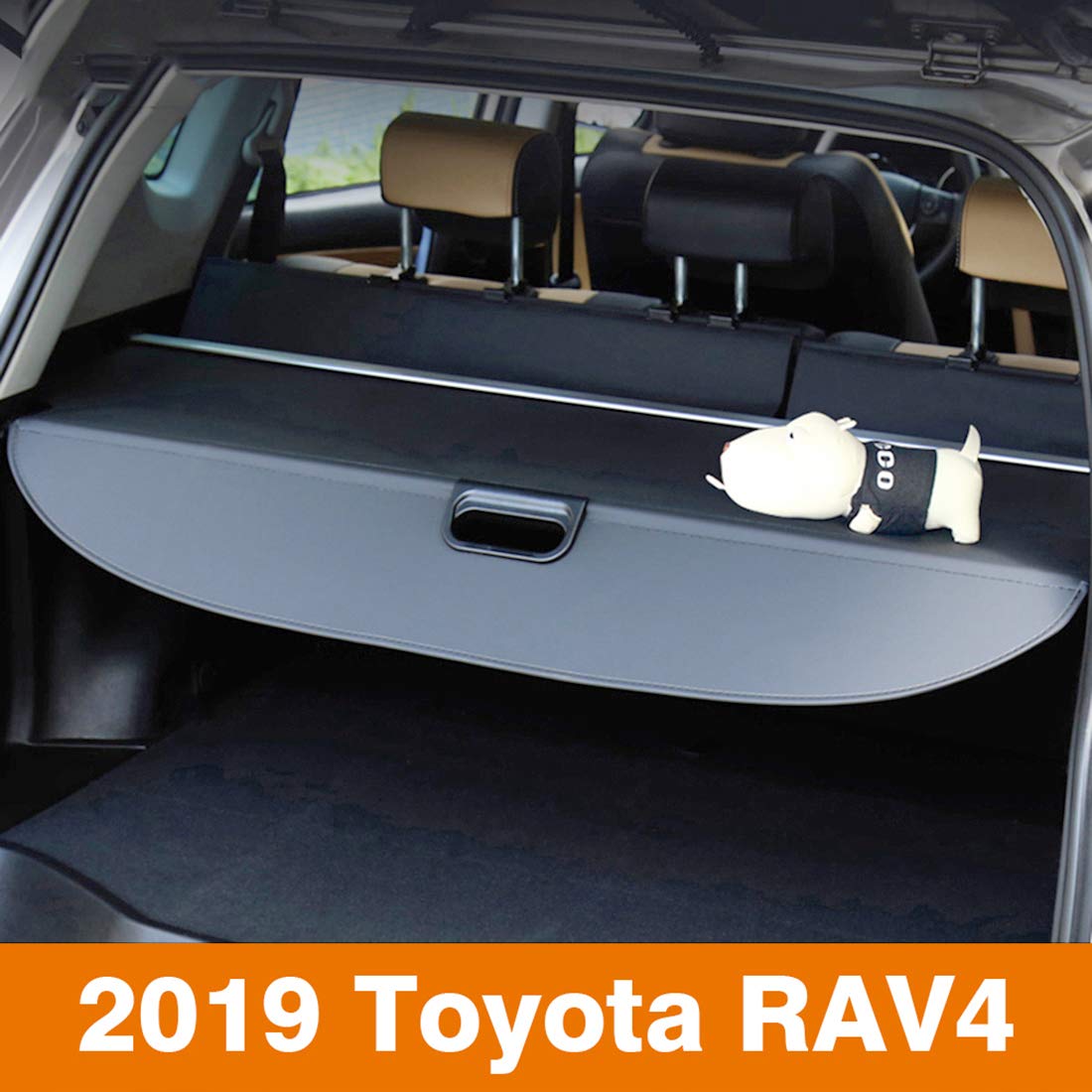 OREALTOOL Black Retractable Cargo Cover Luggage Shade Shield for Toyota ...