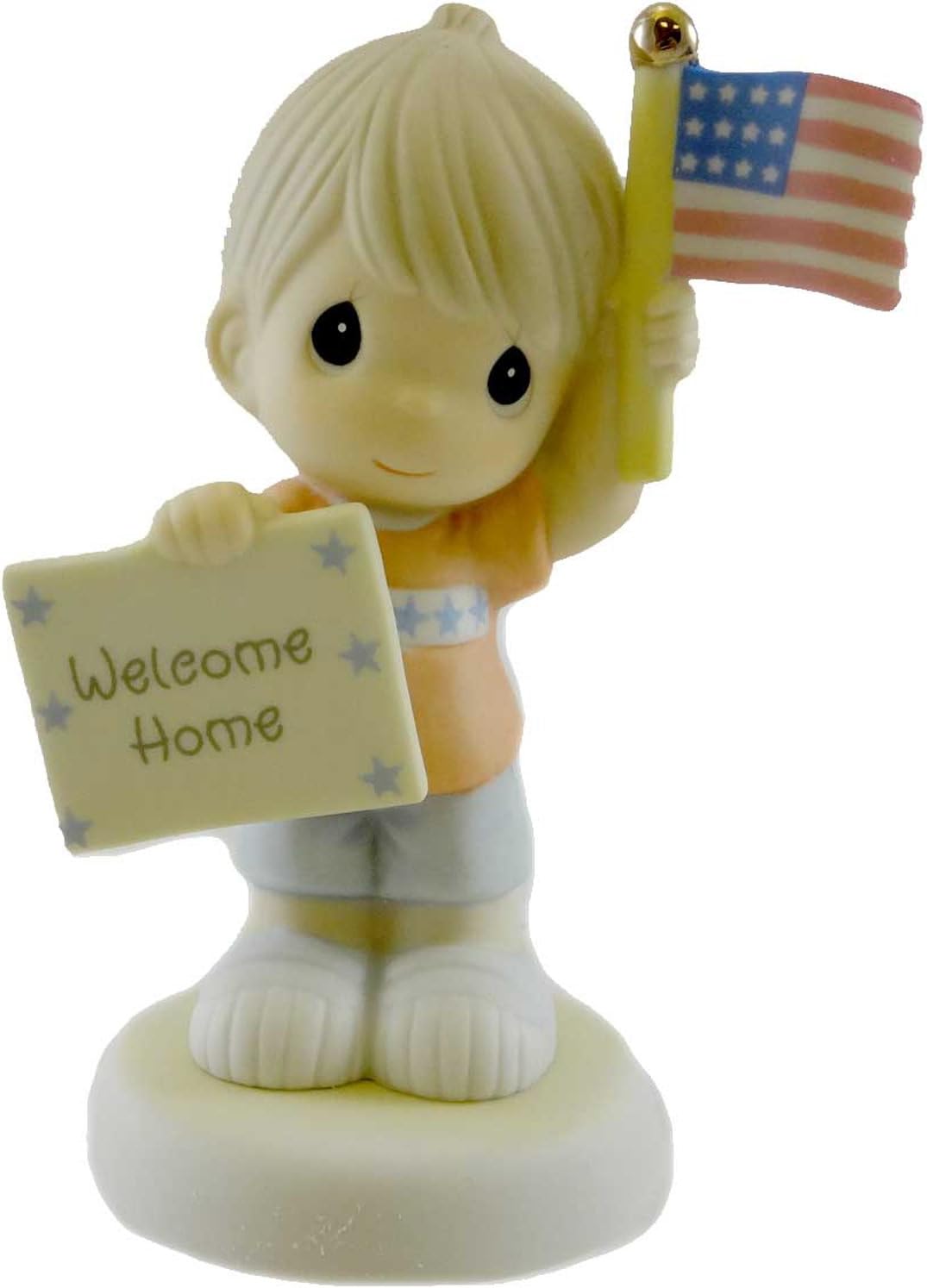 Amazon.com: Precious Moments "Welcome Home My Hero! (Boy) Figurine ...