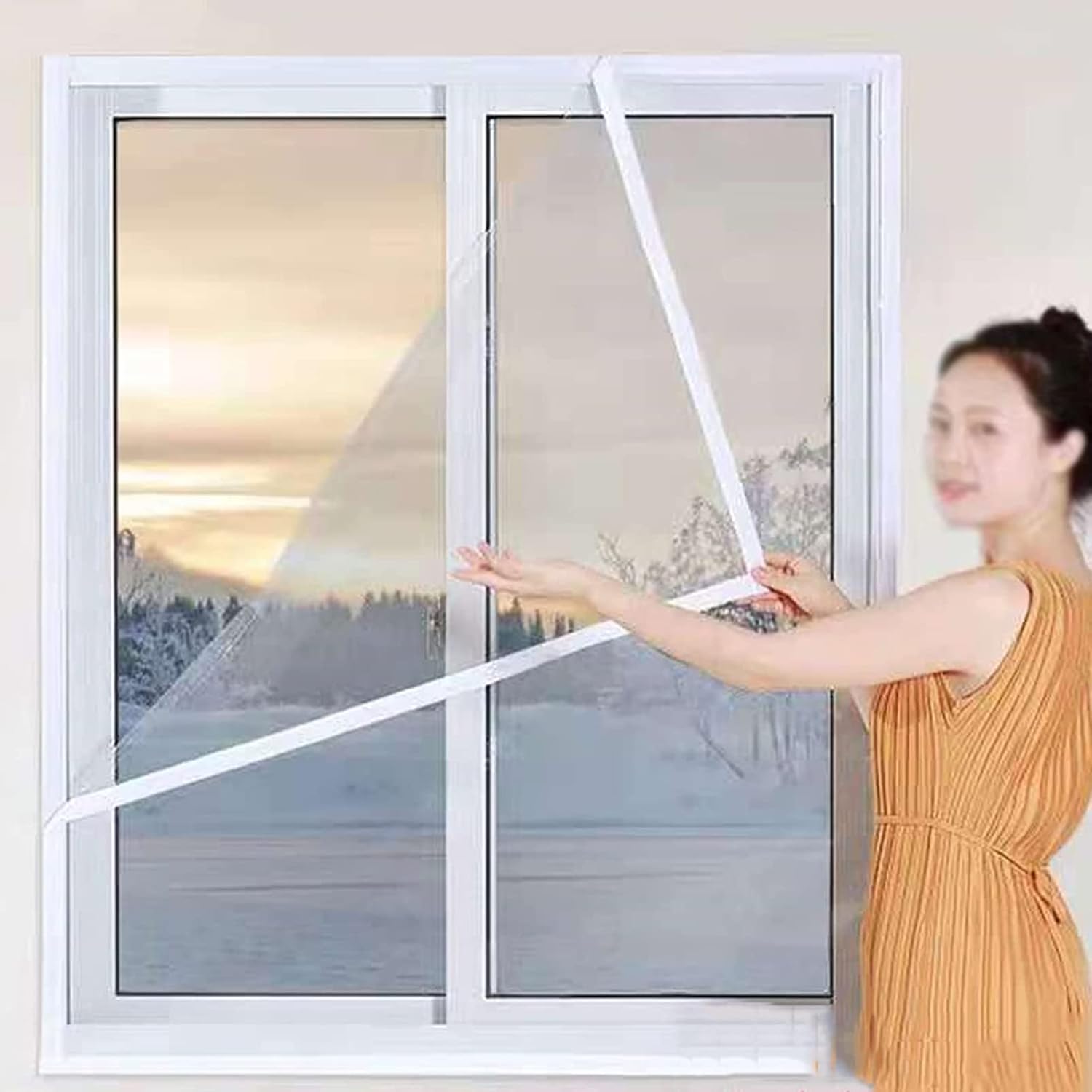 Transparent Insulating Foil,Tarpaulin Window Insulation Film in Winter ...