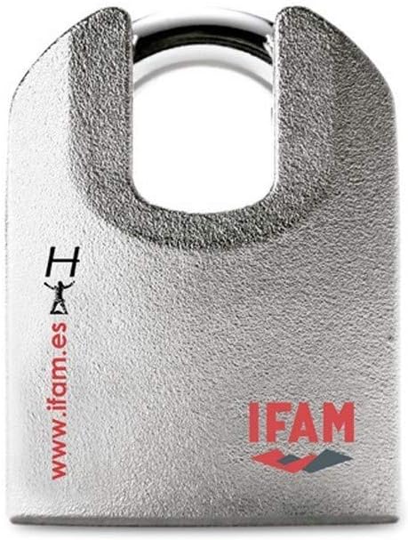 Ifam - 051215 - Steel and Nickel Padlock Hercules Model A Uneven Keys ...