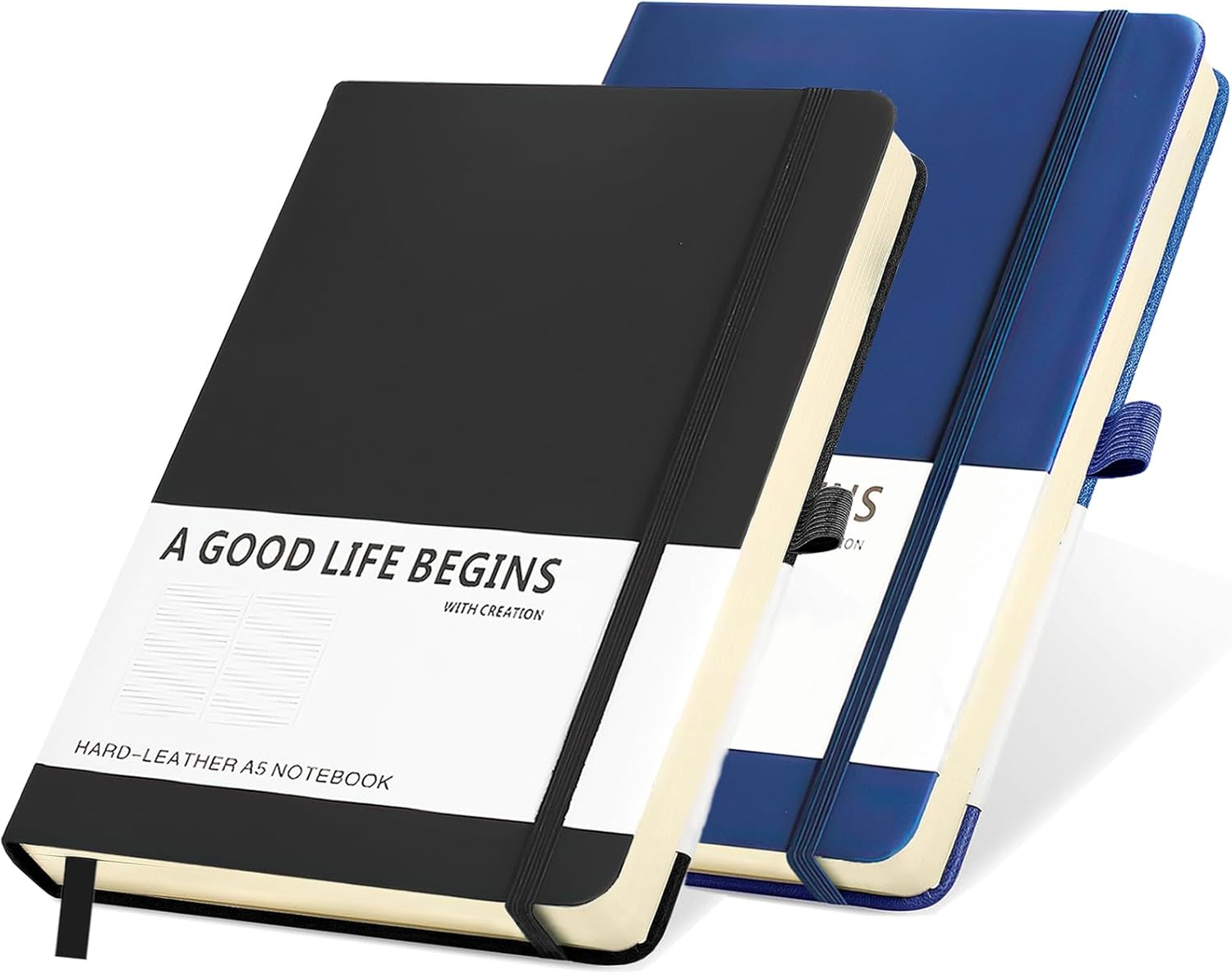 SAYEEC 2 Pack Hardcover Executive Notebook 200 Pages Lined Writing ...