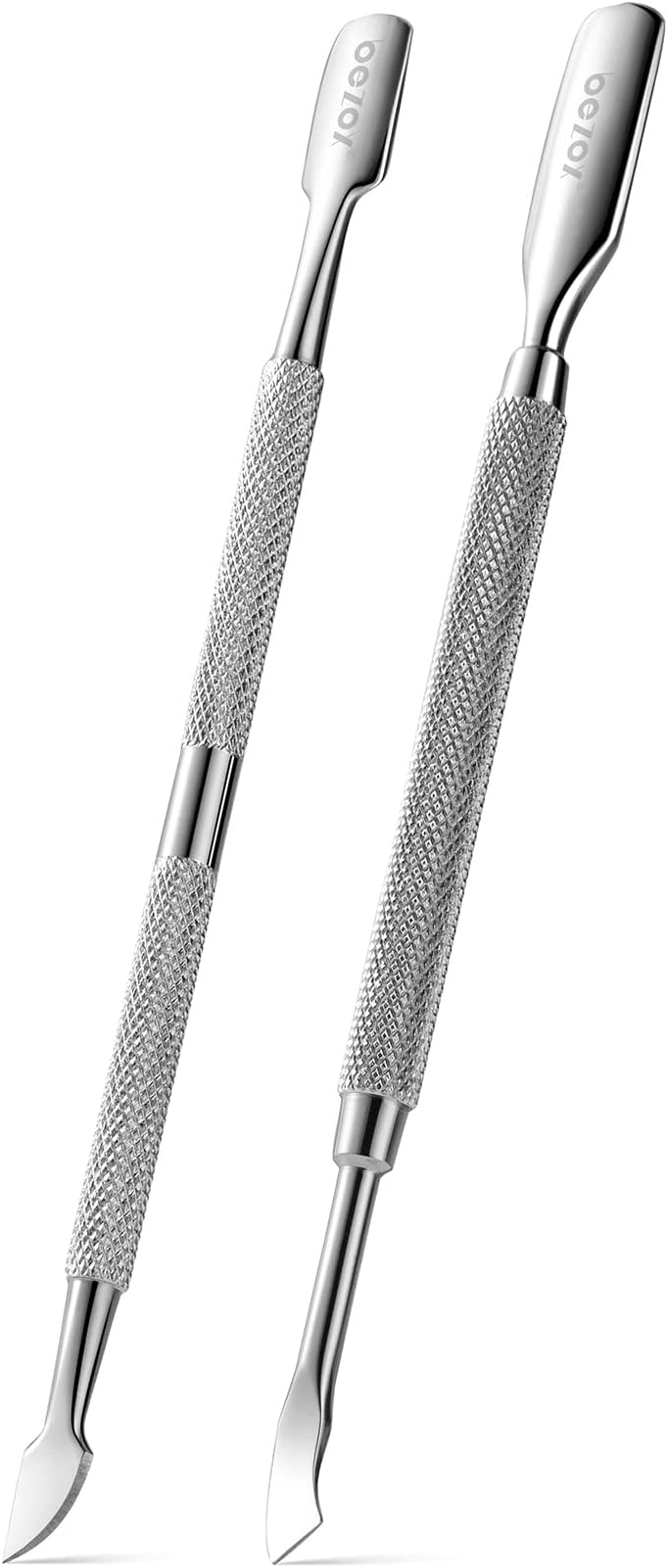 Amazon.com : BEZOX Cuticle Pusher Set of 2, Anti-slip Nail Pusher ...