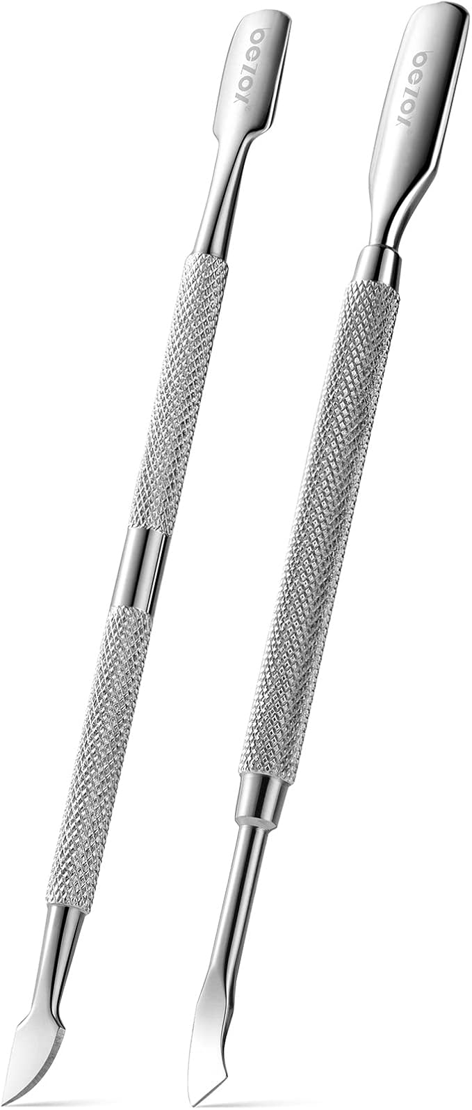 Amazon.com : BEZOX Cuticle Pusher Set of 2, Anti-slip Nail Pusher ...