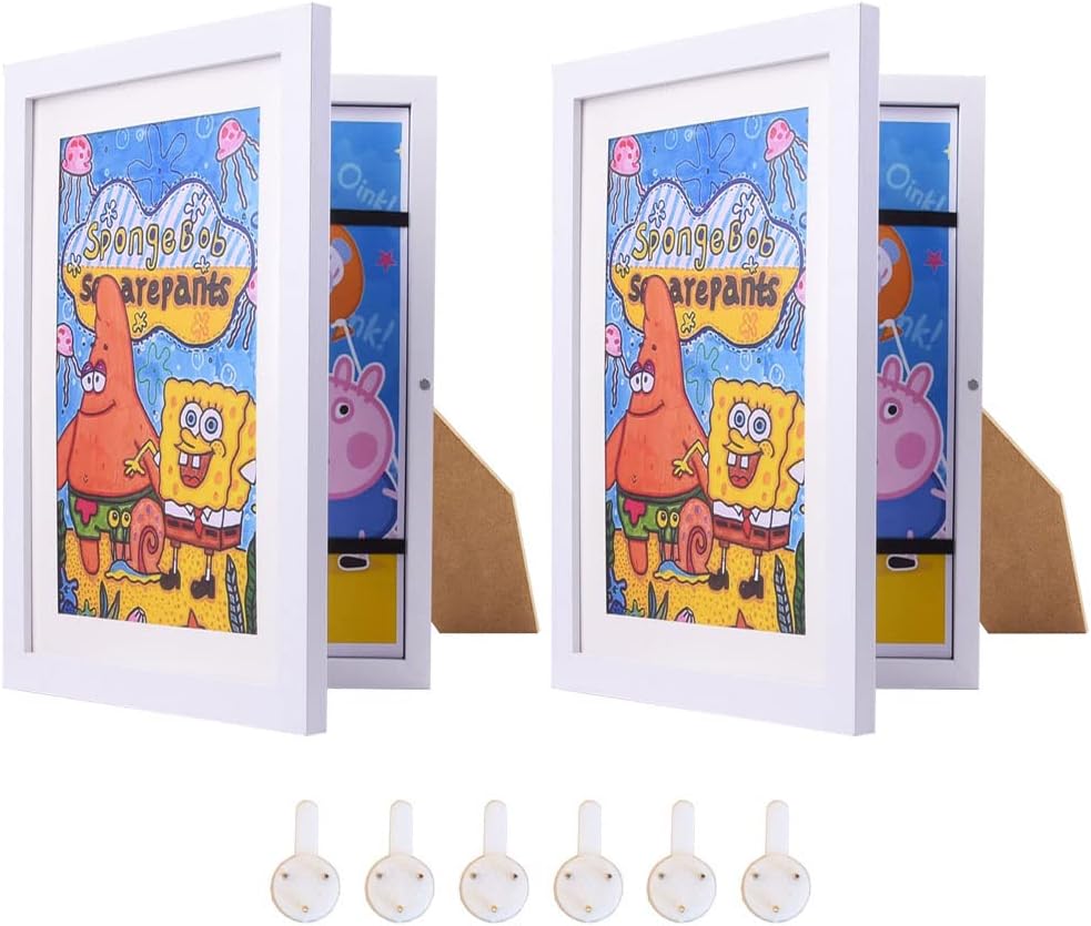 Amazon.com: Kids Art Frame, Kids Artwork Frames Changeable, Kids Art ...