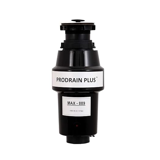 Prodrain Plus Food Waste Disposer 0.75 HP | High RPM | Fine Grinding ...