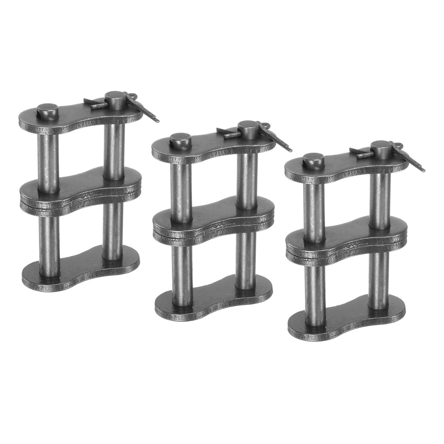 Amazon.com: uxcell 3Pcs #120-2/24A-2 Double Roller Chain Connecting ...