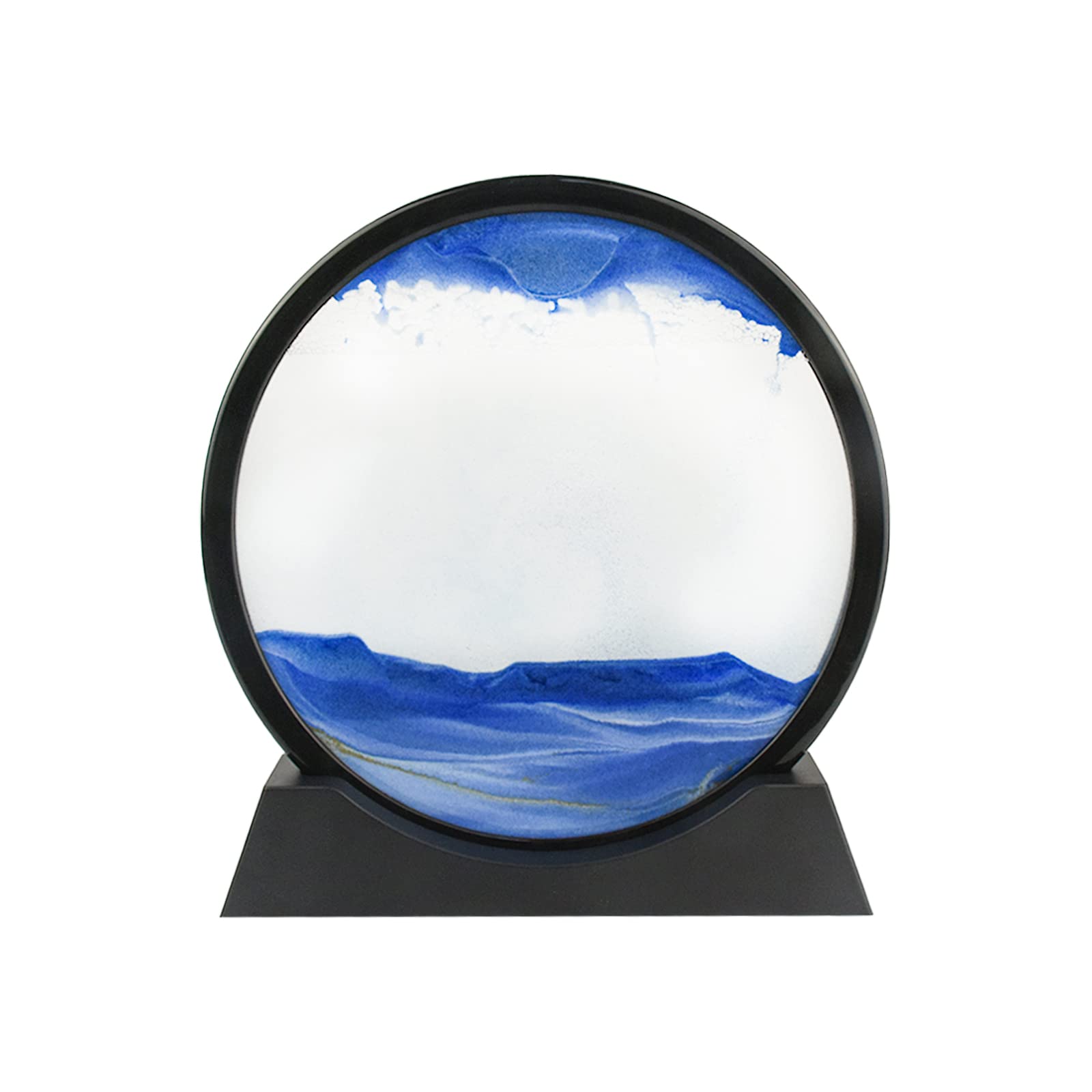 Kikuo Art Sand Art 3D Hourglass, Moving Sand Art Picture Frame, Deep ...