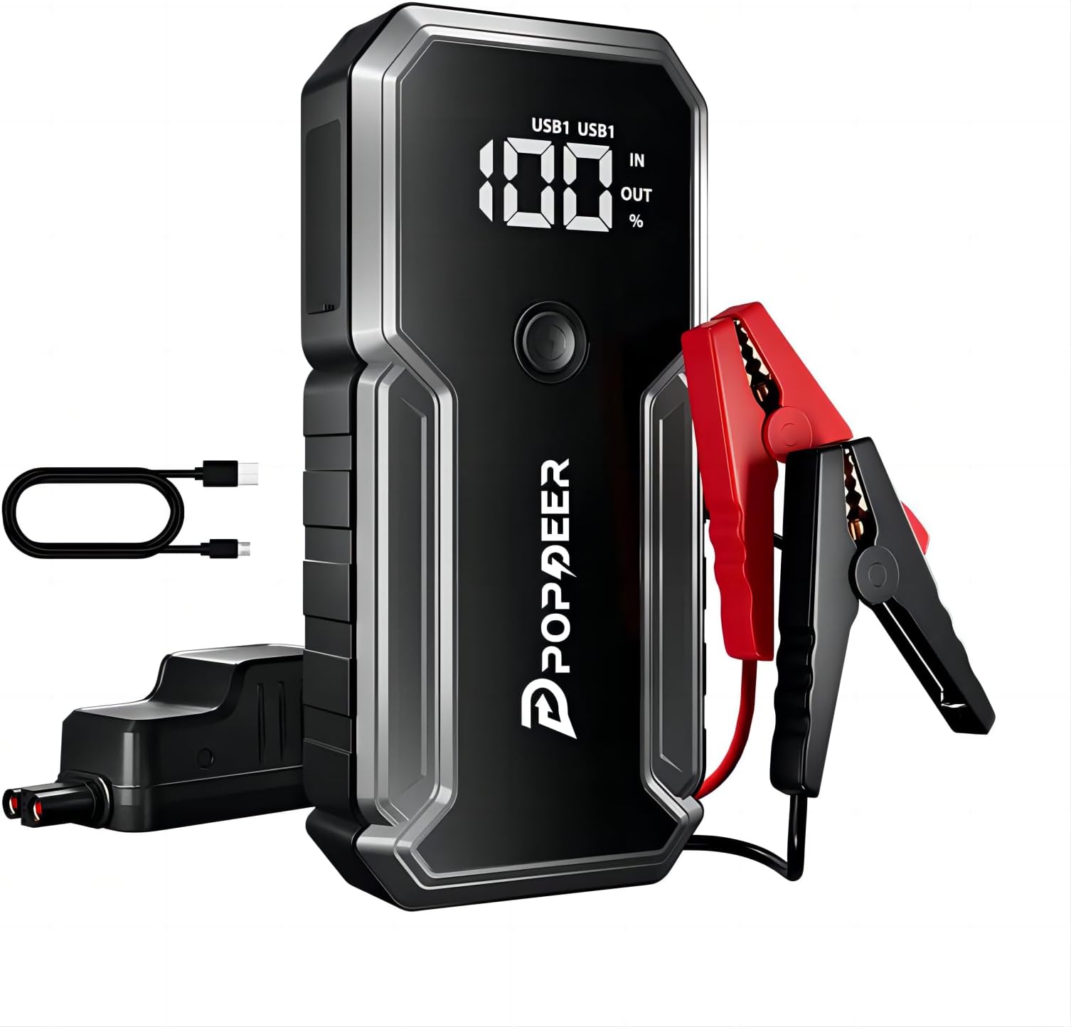 Amazon.com: FLYLINKTECH Car Jump Starter 1500A 12V Smart Auto Battery ...