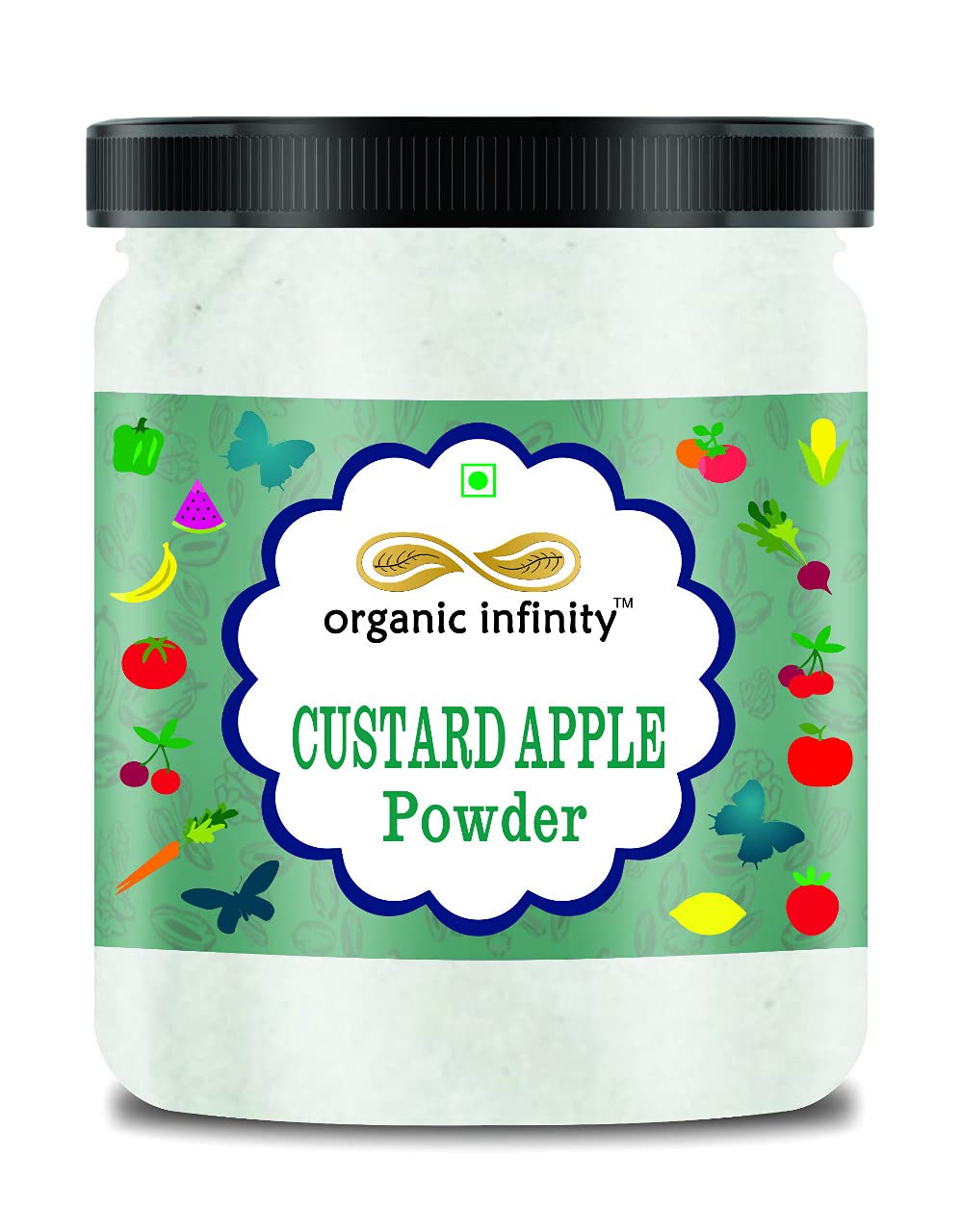 Organic Infinity Custard Apple Frit Powder | Sitaphal Powder | Dry, No ...