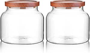 Labina Glass Storage Container Airtight Food Jars Kitchen Canister with ...