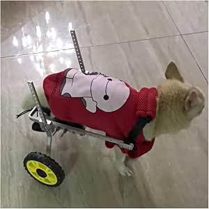 Amazon.com: 2-Wheel Dog Cart/Wheelchair, Adjustable Pet/Doggie ...
