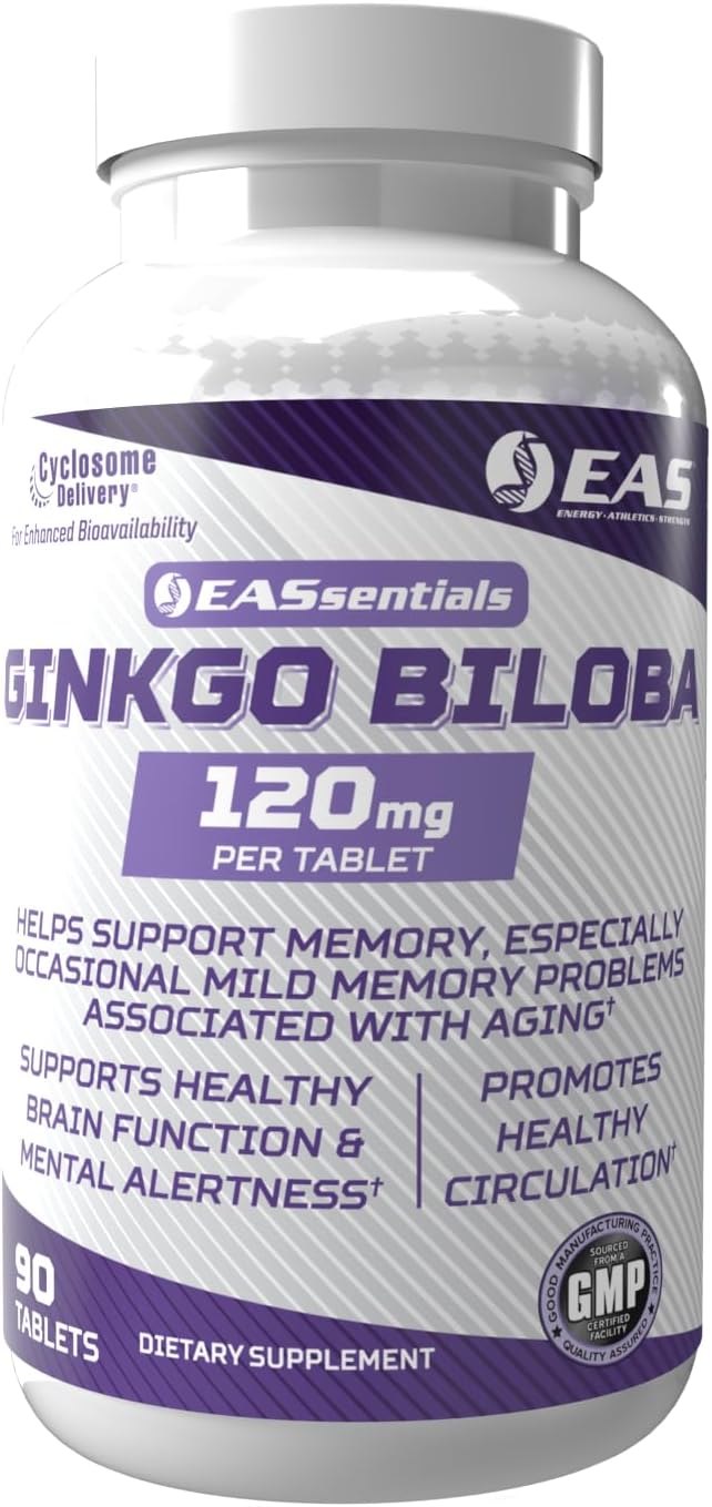 Amazon.com: EAS Experimental and Applied Sciences Ginkgo Biloba 120mg ...