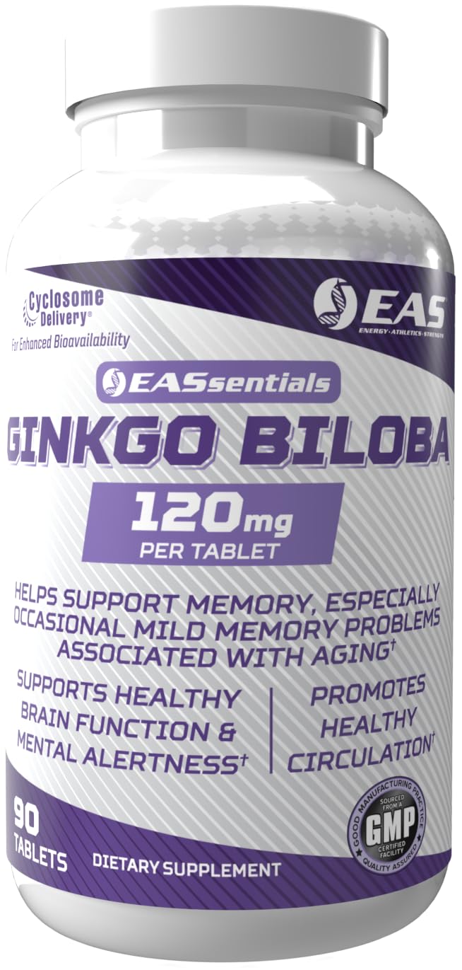 Amazon.com: EAS Ginkgo Biloba 120mg | Supports Brain Function & Memory ...
