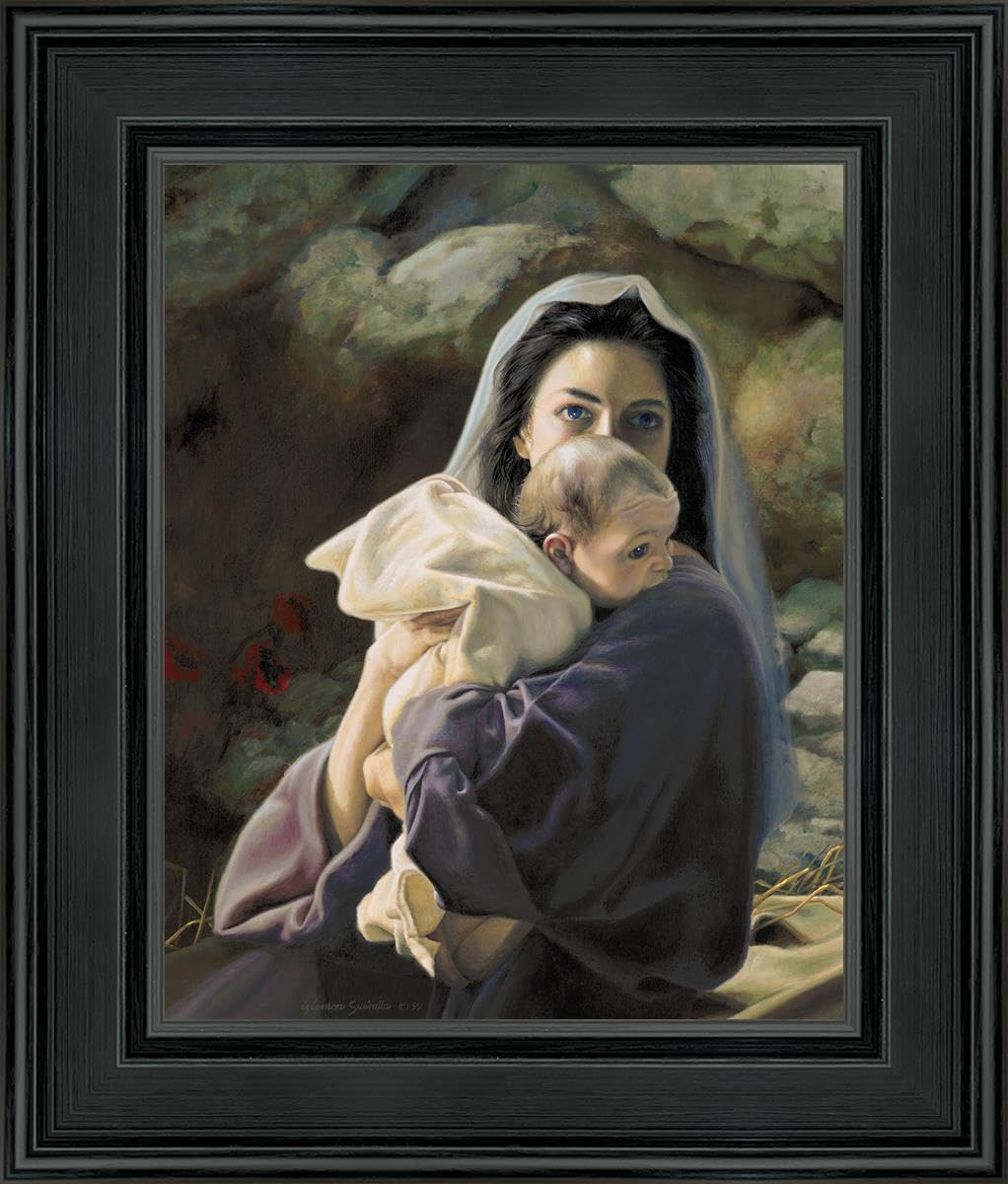 Amazon.com: HavenLight Be it Unto Me by Liz Lemon Swindle 8"x10" (Blackwood Frame): Posters & Prints