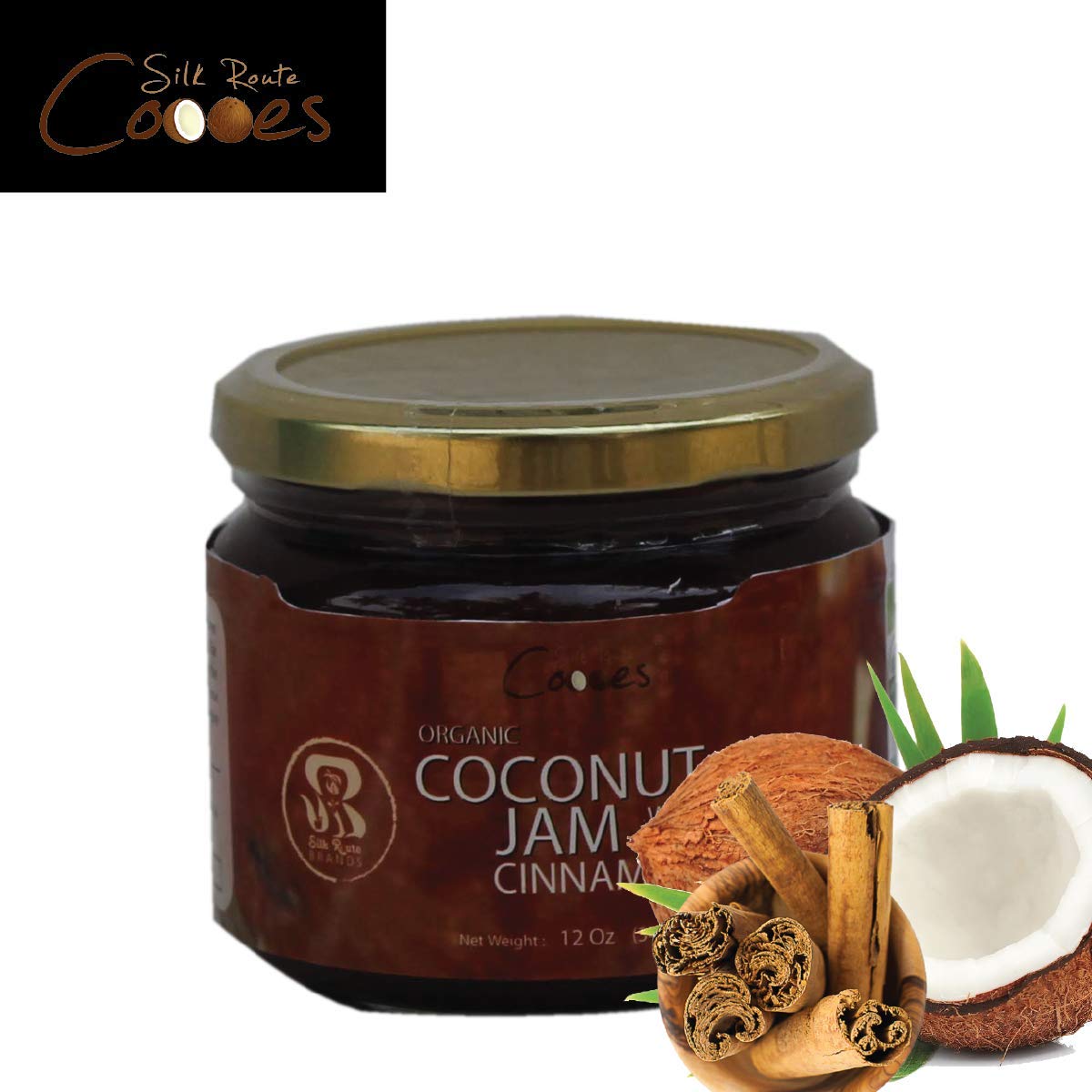 Amazon.com: Organic Coconut Jam with Cinnamon | Coconut Spread | Vegan ...