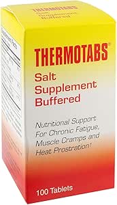 Thermotabs Buffered Salt Supplement Tablets - 100 Each by Thermotabs ...