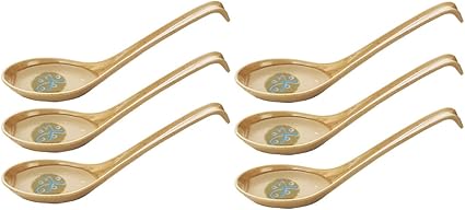 Amazon.com: Happy Sales Melamine Soba, Rice Spoons, Asian Chinese Won ...