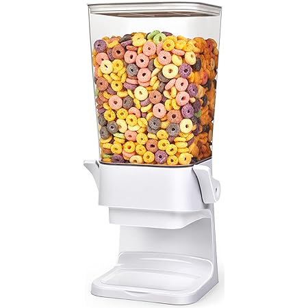 Amazon.com: Tokokimo Double Cereal Dispenser Countertop, Not Easy to ...
