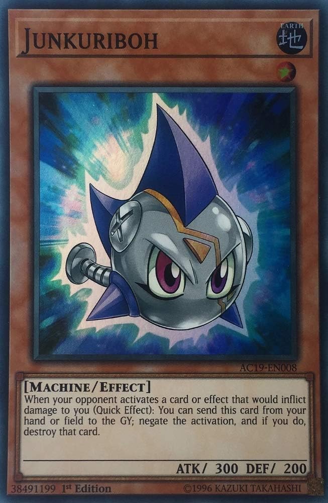 Yu-Gi-Oh! - Junkuriboh - AC19-EN008 - Super Rare - 1st Edition - Advent ...